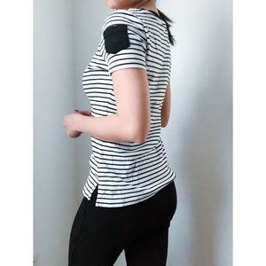 Ralph Lauren | Tops | Ralph Lauren Basic Striped Tee Top | Poshmark